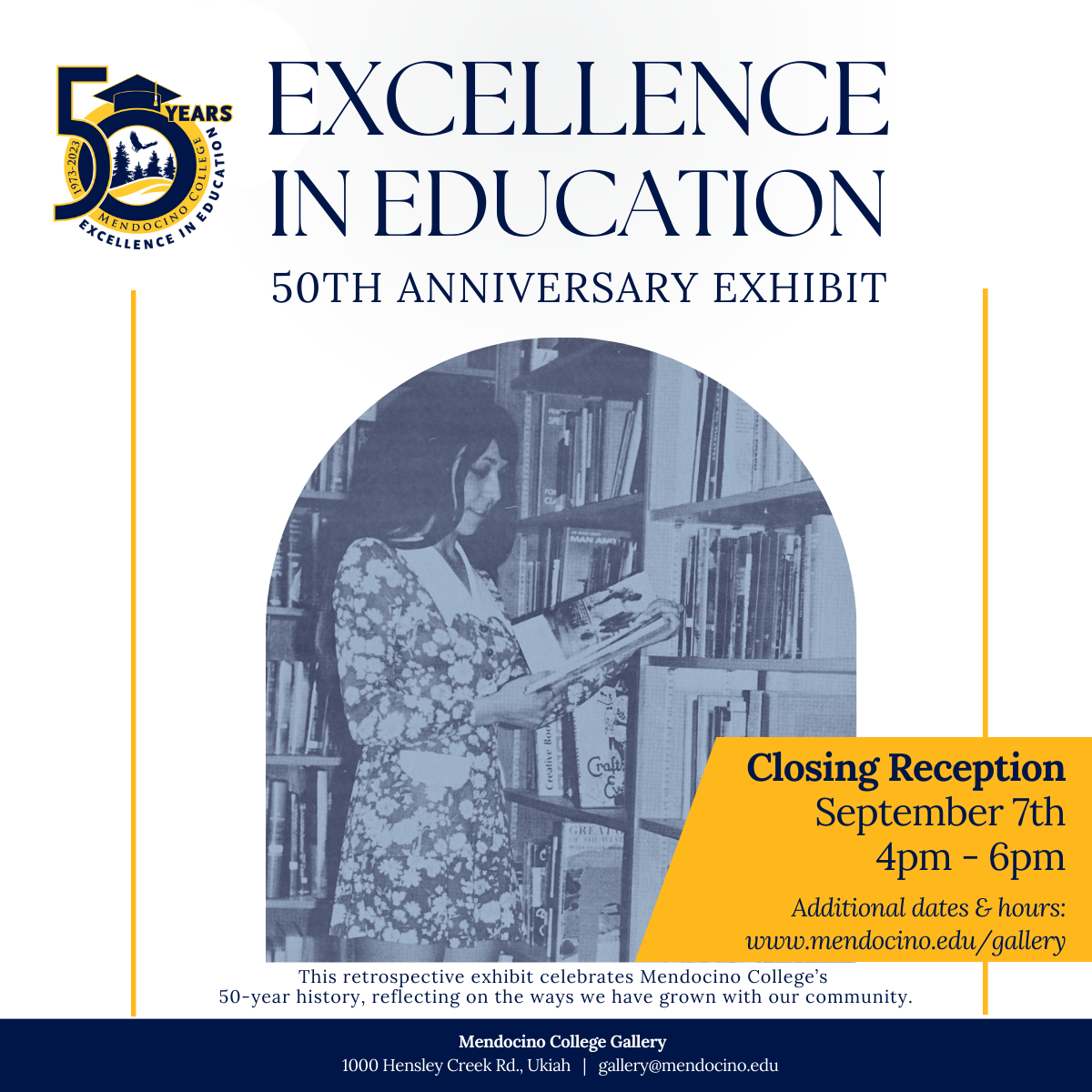 50th Anniversary - Closing Reception | Mendocino College